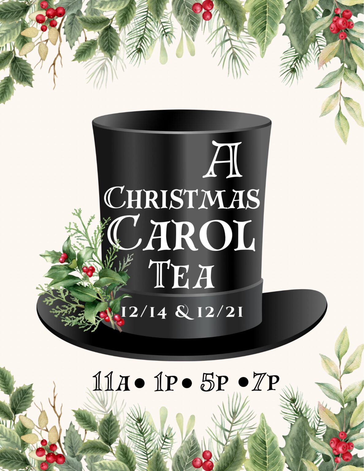 Christmas Carol Tea